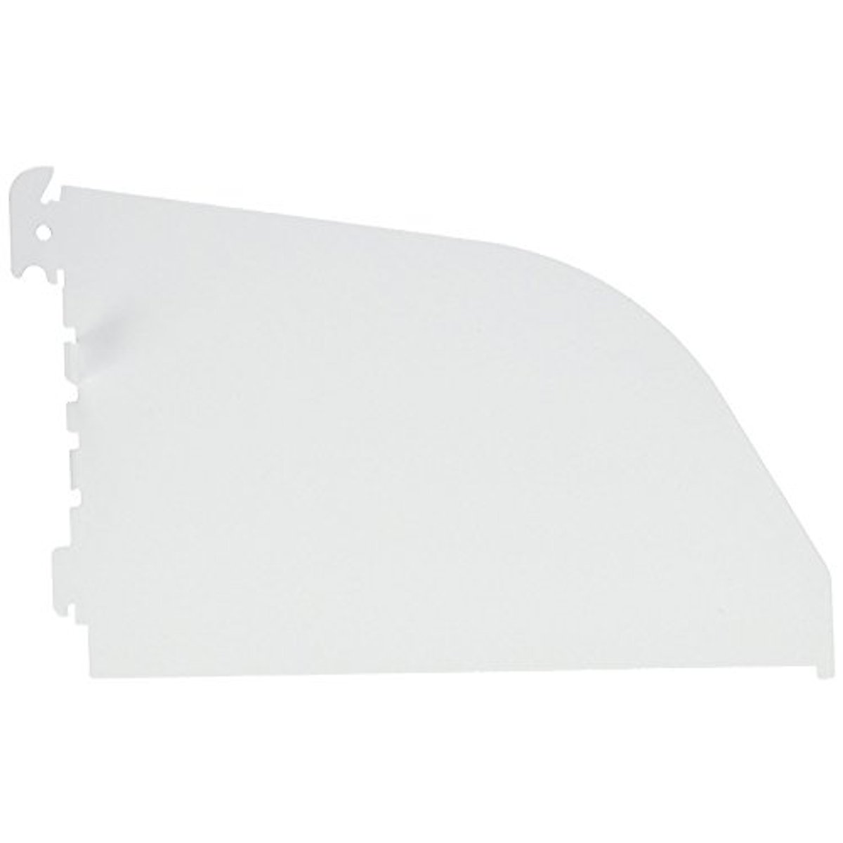 Wall Control Pegboard Shelf Divider for 9in Deep Pegboard Shelf Assembly for use with Wall Control Pegboard and Slotted Tool Board – White