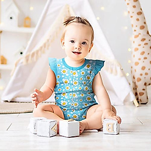 LittleDingo My Muchkin Baby Bodysuits (12mths, Spring Flowers)