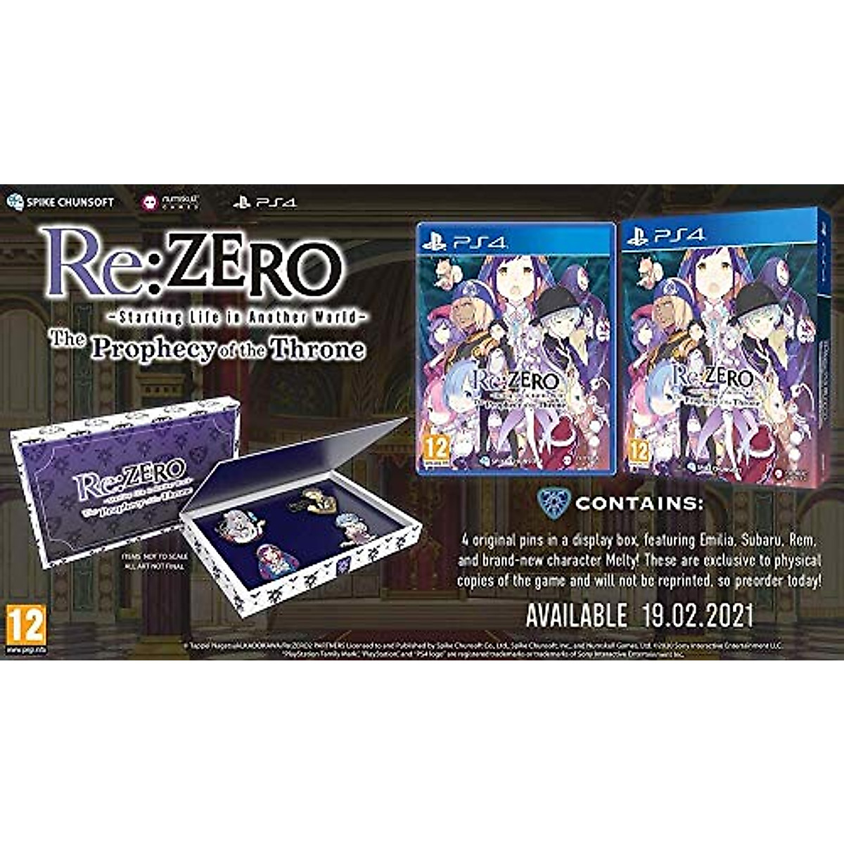 Re: Zero - Starting Life In Another World: The Prophecy Of The Throne (PS4)