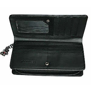 Lost Queen Spellbinder with Cat Pentagram and Occult Symbols Women's Witchy Wallet