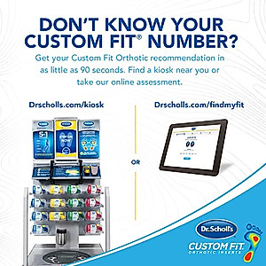 Dr. Scholl's Custom Fit Orthotic Inserts, CF 220