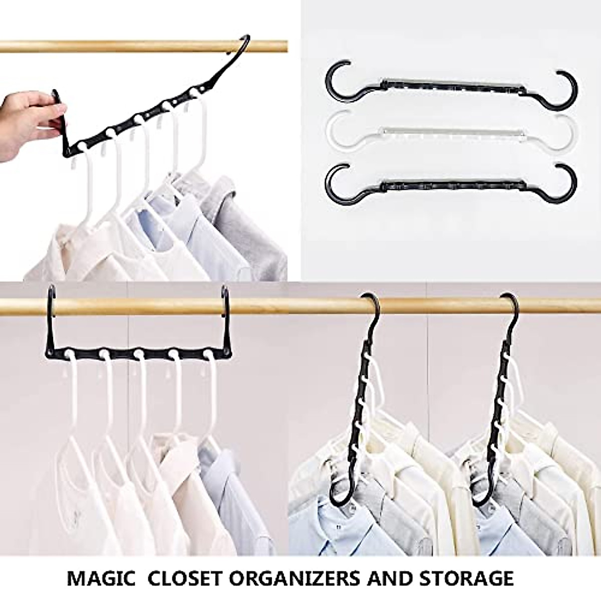 5 Pack - Pants Hangers Space Saving Closet Organizer Pant Hangers Home Organization Hanger Space Saving Hangers Closet Organizers Pants Hanger Pant Hanger Clothes Hangers