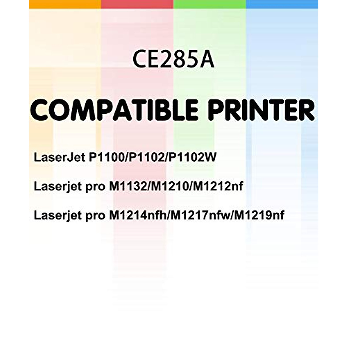 (Pack of 2) GTS Compatible Replacement for HP 85A 285A CE285A Toner Cartridge (2-Black, HP85A) Used for Pro P1102w P1109w M1212nf M1217nfw Printer