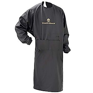 Yardbird Butchering Apron, Durable Waterproof Material, Full Length Sleeves, Elastic Cuffs, Two Adjustable Straps, Easy to Clean, One Size Fits Most, 373120010410,Black