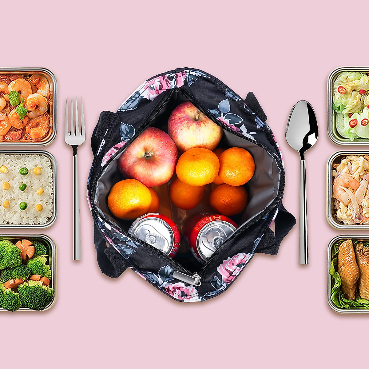 MOV COMPRA Movcompra Lunch Bag Women Waterproof Lunch Bag Women