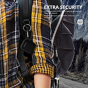 Airpods Case Personalized Black TPU Soft Rubber Accessories Full Protective Shockproof Case for AirPods 2 & 1 Giraffe