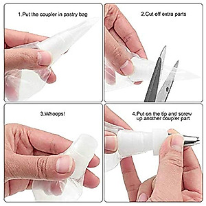 ANSLYQA 93 Pcs Cake Decorating Kit with Cake Turntable,Cake Leveler,24 Numbered Icing Tips,2 Spatulas,2 Coupler,3 Comb Scrapers,Flower Nail & Lifter Scissor,50 Disposable Pastry Bags