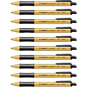 Ballpoint - STABILO pointball Black Box of 10