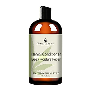 OPO Natural Hemp Extract Hydrating Sulfate Free 16 oz Shampoo & Conditioner Set - Rich Botanical Hydrating Nourishing Formula Best for Curly Frizzy Hair Safe for Keratin Treated Hair Organic Pure Oil