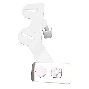 Hilitand Slim Toilet Seat Bidet Attachment, Ultra Slim Bidet Toilet Seat Attachment, Ultra Slim Bidet Toilet Seat Attachment, Non Electric, Bidet Attachments