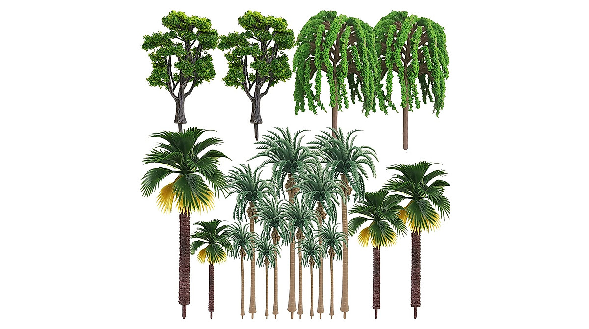 Diorama Model Miniature Trees - Forest, Bushes & Rainforest Scenery