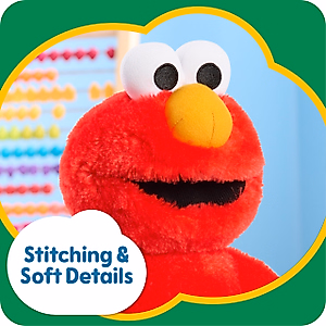 Just Play Sesame Street Big Hugs 18-inch Large Plush Elmo Doll, Soft and Cuddly, Red, Pretend Play, Kids Toys for Ages 18 Month