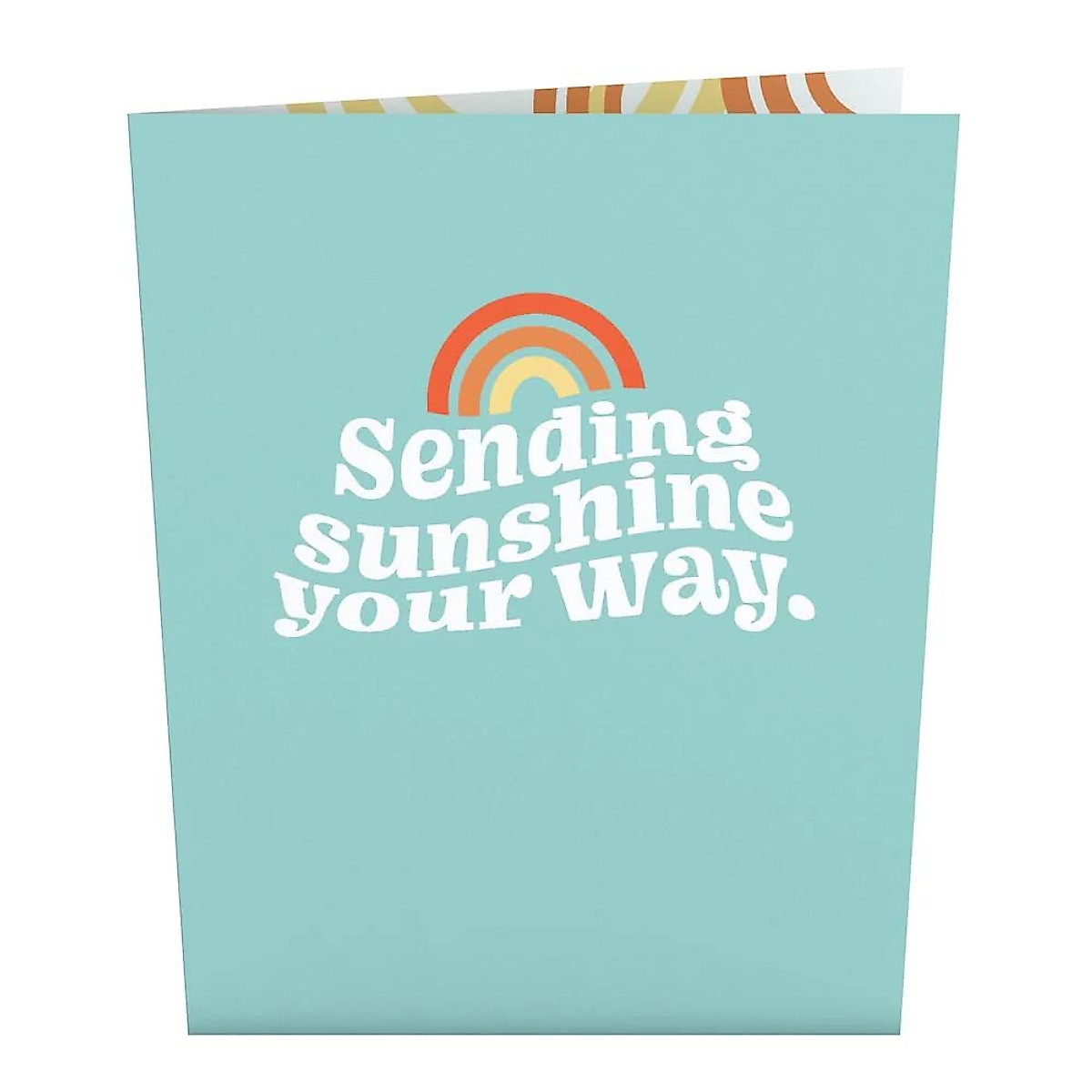 Lovepop Sending Sunshine Your Way Paperpop® Card – Greeting Card – Handcrafted 3D Pop-Up Greeting Card – Birthday Card, 4.5 x 5.9”