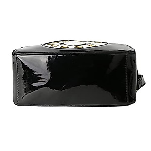 PTShadow Retro dial telephone Crossbody Shoulder Bag,Pu Movable microphone Purse for Women