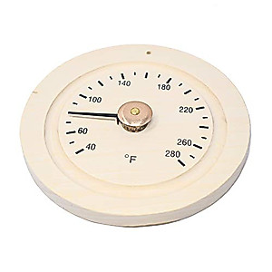 ALEKO Sauna Fahrenheit Thermometer | Handcrafted from Finnish Pine | WJ02