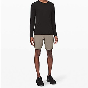 Lululemon Mens Metal Vent Tech Long Sleeve Shirt(Black, M)