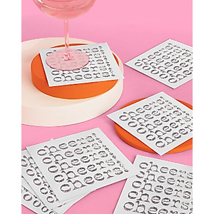 xo, Fetti Iridescent Cheers Napkins - 3-ply, 50 pcs | Bachelorette Party Decorations, Disco Birthday Party Decor, Baby Shower Supplies, Bridal Tableware