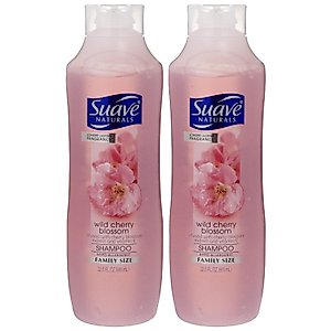 Suave Naturals Gnetle Cleansing Shampoo - Wild Cherry Blossom - 22.5 oz