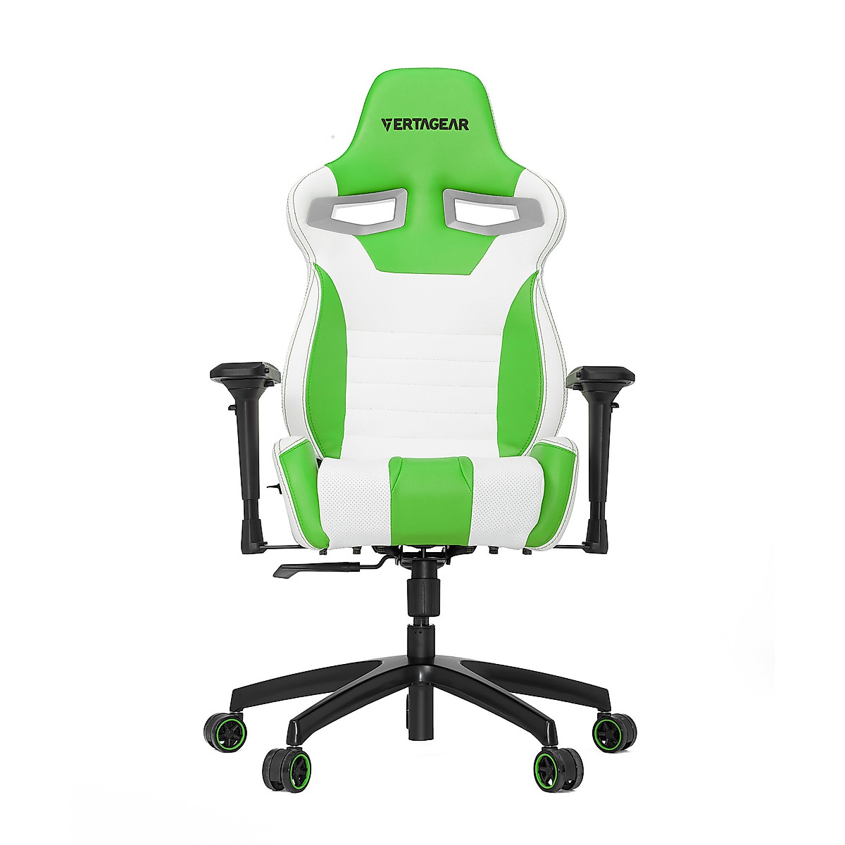 Vertagear S-Line SL4000 Racing Series Gaming Chair - White/Green (Rev. 2)