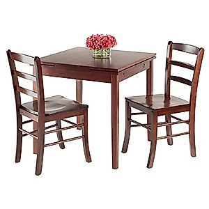 Winsome Pulman Dining, 48.03" W x 29.92" D x 29.29" H, Walnut
