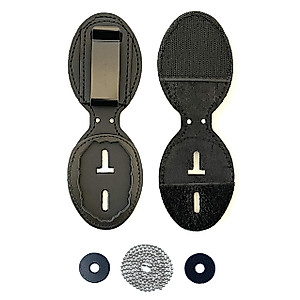 Perfect Fit Shield Wallets Pennsylvania State Police and Pennsylvania State Corrections. PSP/PSC Clip on Badge Holder with Neck Chain