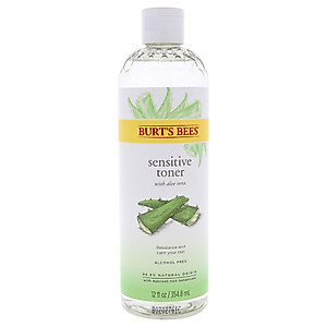 Burts Bees Sensitive Toner With Aloe Vera Unisex 12 oz