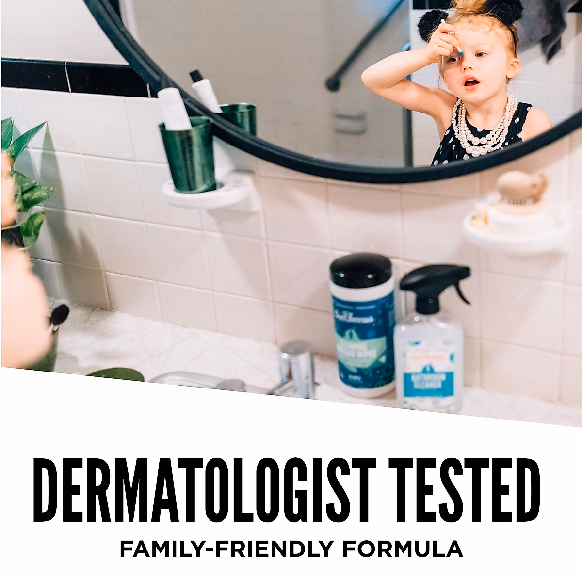 Aunt Fannie's All Purpose Bathroom Cleaner Vinegar Spray for Shower, Tub, Toilet, Tile, Sink and Fixtures, 16.9 Ounces (Single)