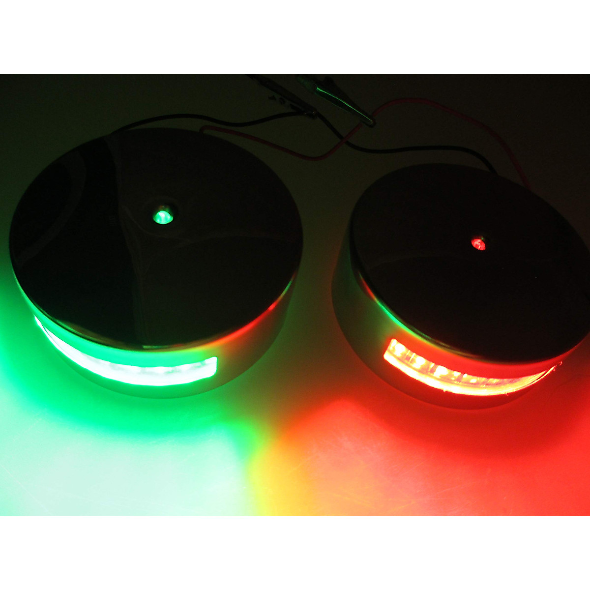 Pactrade Marine Horizontal SS304 Navigation Light LED Green Starboard Red Port