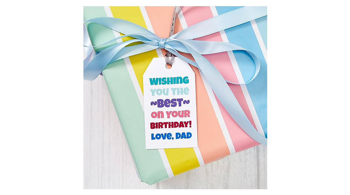 Customize Avery Printable Gift Tags with Sure Feed & Strings