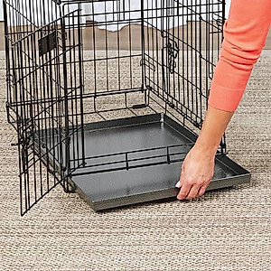 MidWest Homes For Pets Metal Dog Crate Replacement Pan; 42 inch