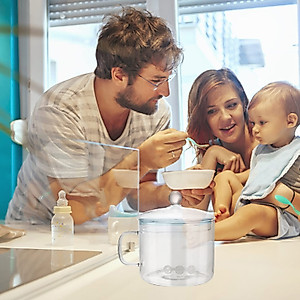 DOITOOL Glass Saucepan with Cover Glass Clear Pasta Instant Noodle Pot Pan Stew Cooker Baby Foods Milk Sauce Hot Pot with Lid Cookware