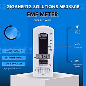 GIGAHERTZ Solutions ME3830B - Standard Electromagnetic Field Meter for Low Frequency 16 Hz - 100 kHz