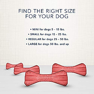 Blue Buffalo Dental Bones Small Natural Dental Chew Dog Treats, (15-25 lbs) 27-oz Bag Value Pack