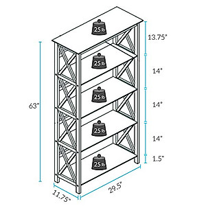 Casual Home Shelf Bookcase