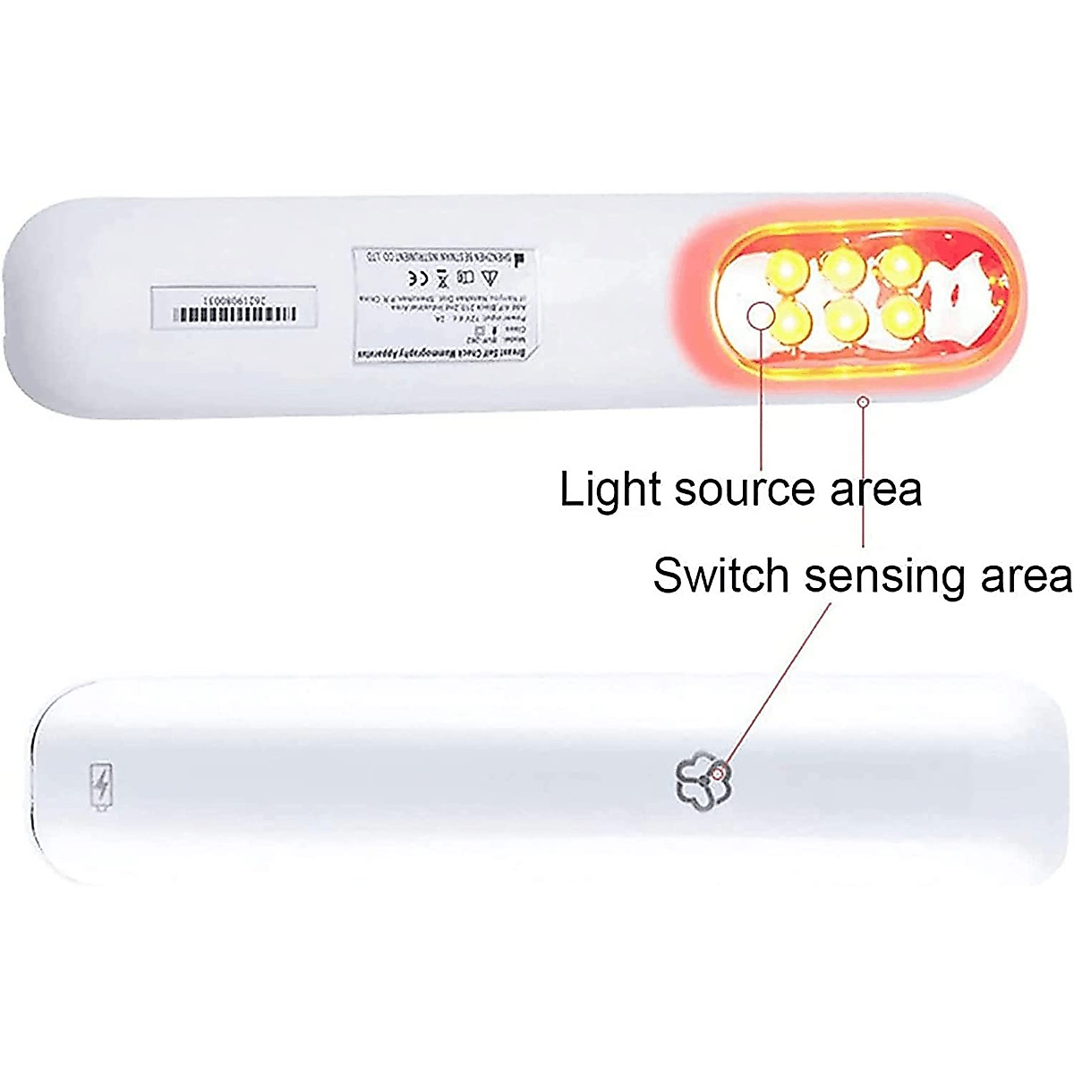 KTTR Handheld Vascular Display Instrument,Red Light Vein Finder, Vein Illumination Detector for Easy Finding Subcutaneous Veins Device for Hospitals Clinics Use