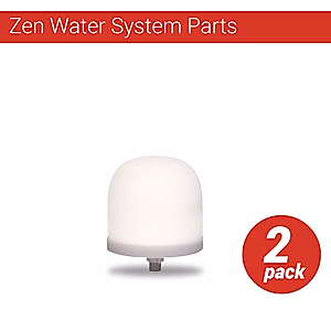 Max Water Counter Top Water System Replacement Ceramic Dome Replacement Water Filter 0.5 to 1 Micron (Pack of 2)