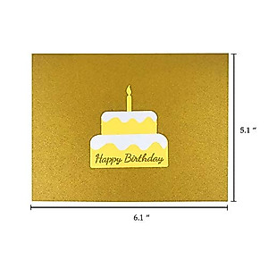 3D Pop Up Birthday Cards,Birthday Greeting Cards Handmade Happy Birthday Cards & Envelopes for Sister, Mom, Wife, Kids, Boy, Girl, Friend