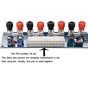 CHENBO 2pcs 24 Pins ATX Power Board Computer PC Power Supply Breakout Module Adapter 12V 5V 3.3V