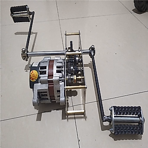 800W/2000W High Power Pedal Generator, AC Permanent Magnet Brushless Generator, DIY Generator With Voltage Stabilizer For Battery Emergency Charging