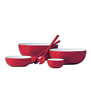 Mepal Rosti Bowl 2.5 Litres Red/White