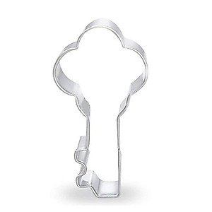 WOTOY Small Key and House Cookie Cutters Set - Stainless Steel
