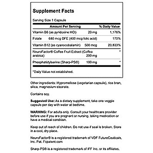 Swanson Mind Full Cognitive Performance Advanced Formula 30 Veg Caps 2 Pack