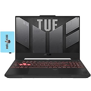 ASUS TUF Gaming A15 (2023) Gaming Laptop 15.6" 144Hz FHD 100% sRGB Display (AMD Ryzen 7 7735HS, 16GB DDR5, 1TB SSD, GeForce RTX 4050, WiFi 6E, Win11Home) w/Dockztorm Dock
