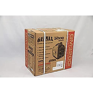 GENMAX Portable Generator,3200W Ultra-Quiet Gas Engine & RV Ready, EPA Compliant, Eco-Mode Feature, Ultra Lightweight for Backup Home Use & Camping (GM-3200i)