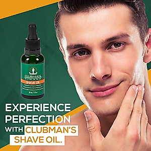 Clubman Pinaud Shave Oil, Moisturizes and Improves Razor Glide, 1 oz, 2-Pack