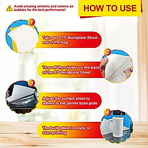 Reprapper White Polypropylene PP Filament, Semi-Flexible Ultra Tough Filament 1.75mm 3D Printer Filament for 3D Printing (± 0.03mm) 2.2lb (1kg), 5pcs Build Sheet Included, White