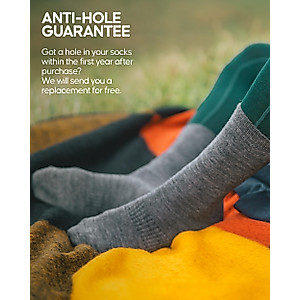 DANISH ENDURANCE Merino Wool Hiking Liner Socks, Thermal, Anti-Blister for Men and Women 2- Pack, Black, Medium