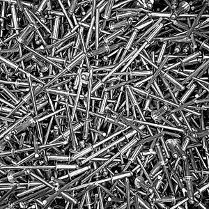 100 Qty 304 Stainless Steel Blind Rivets (#6-6) 3/16" Diameter x 3/8" Grip (BCP179)