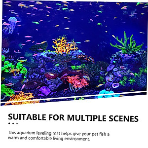 balacoo 5pcs Fish Tank Pad Sponge Filter for Betta Glass Aquarium Household Tank Mat Foam Filter Aquarium Nonslip Pad Aquarium Pad Silicone Sponge Pad for Fish Tank Foam Tank Thicken Child