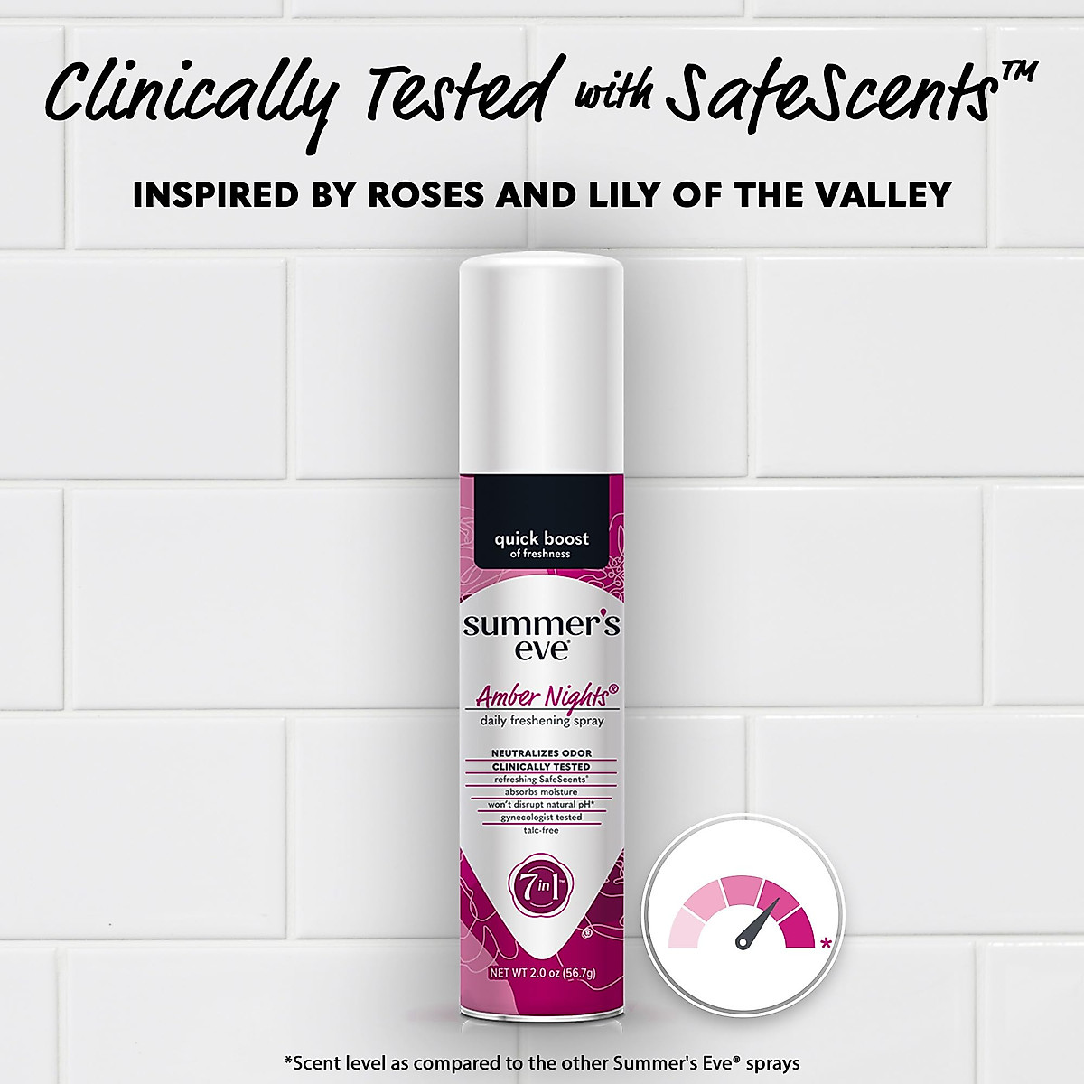 Summer's Eve Amber Nights Daily Refreshing Feminine Spray, 2 oz